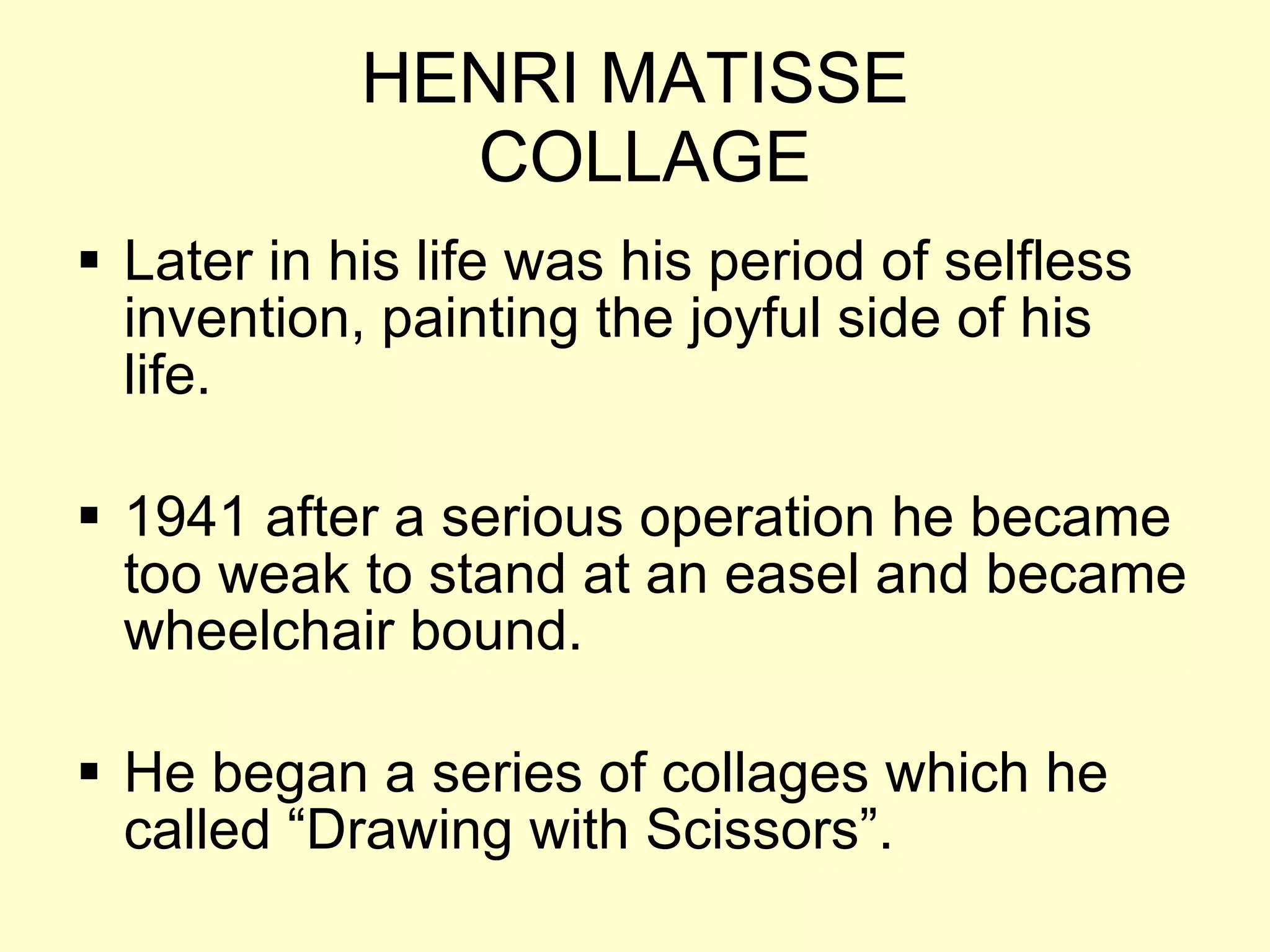 Henri Matisse | PPT