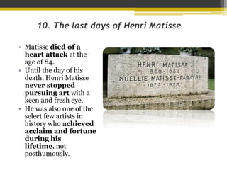 Henri Matisse 2 | PPTX
