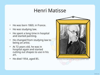 ppt Henri Matisse and creative cutout unite | PPT