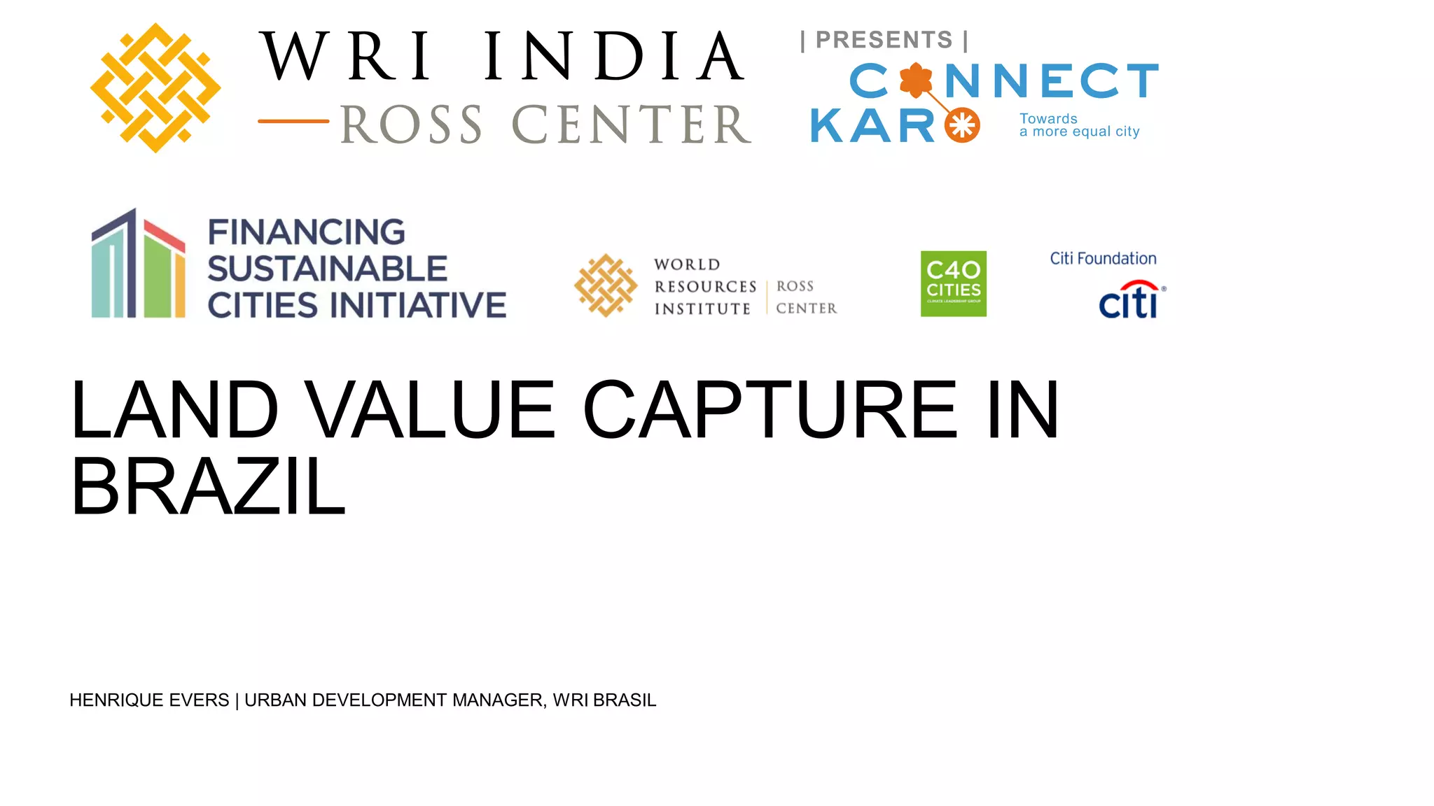 CK2018: Land value capture in Brazil | PDF