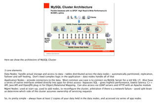 MySQL Cluster | PDF