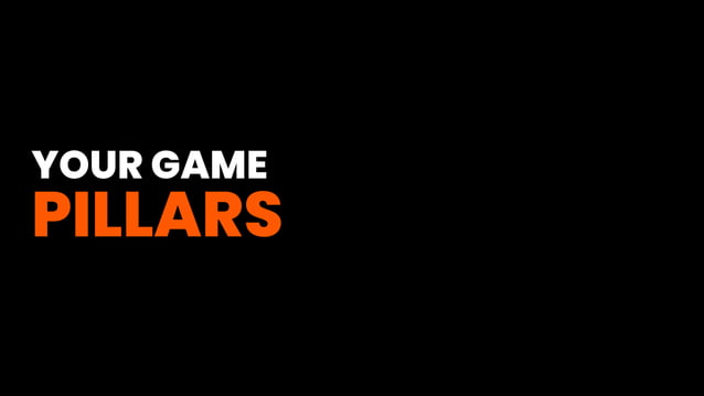 Game Design: The Pillars of a Game / Henrique Olifiers (Bossa Studios ...