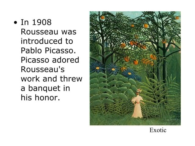 Henri rousseau | PPT | Painting | Arts and Crafts