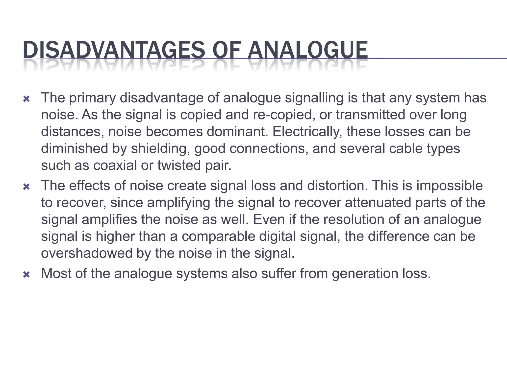 Analogue sound and recording | PPTX