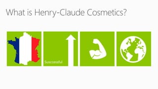 EAFIT BUSINESS ENGLISH - HENRY CLAUDE COSMETICS: ARANTXA | PPTX