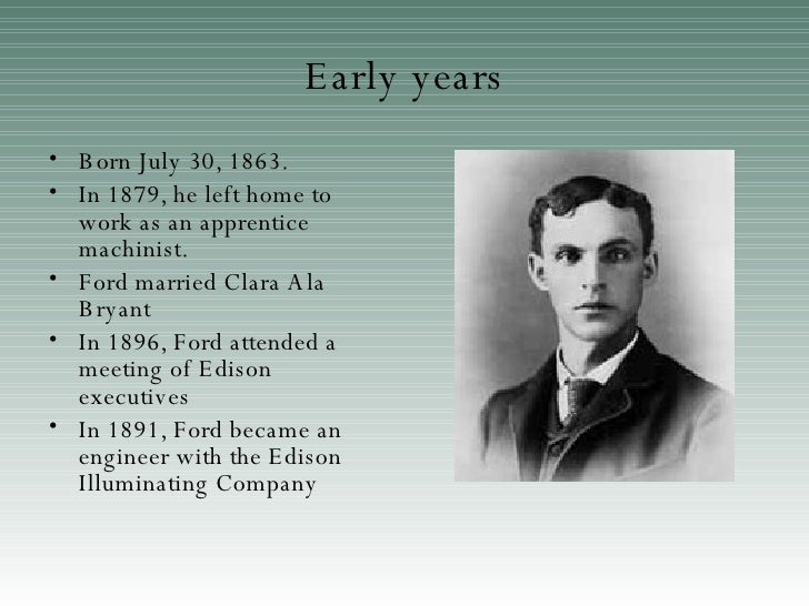 Henry Ford Biography Education Inventions Facts