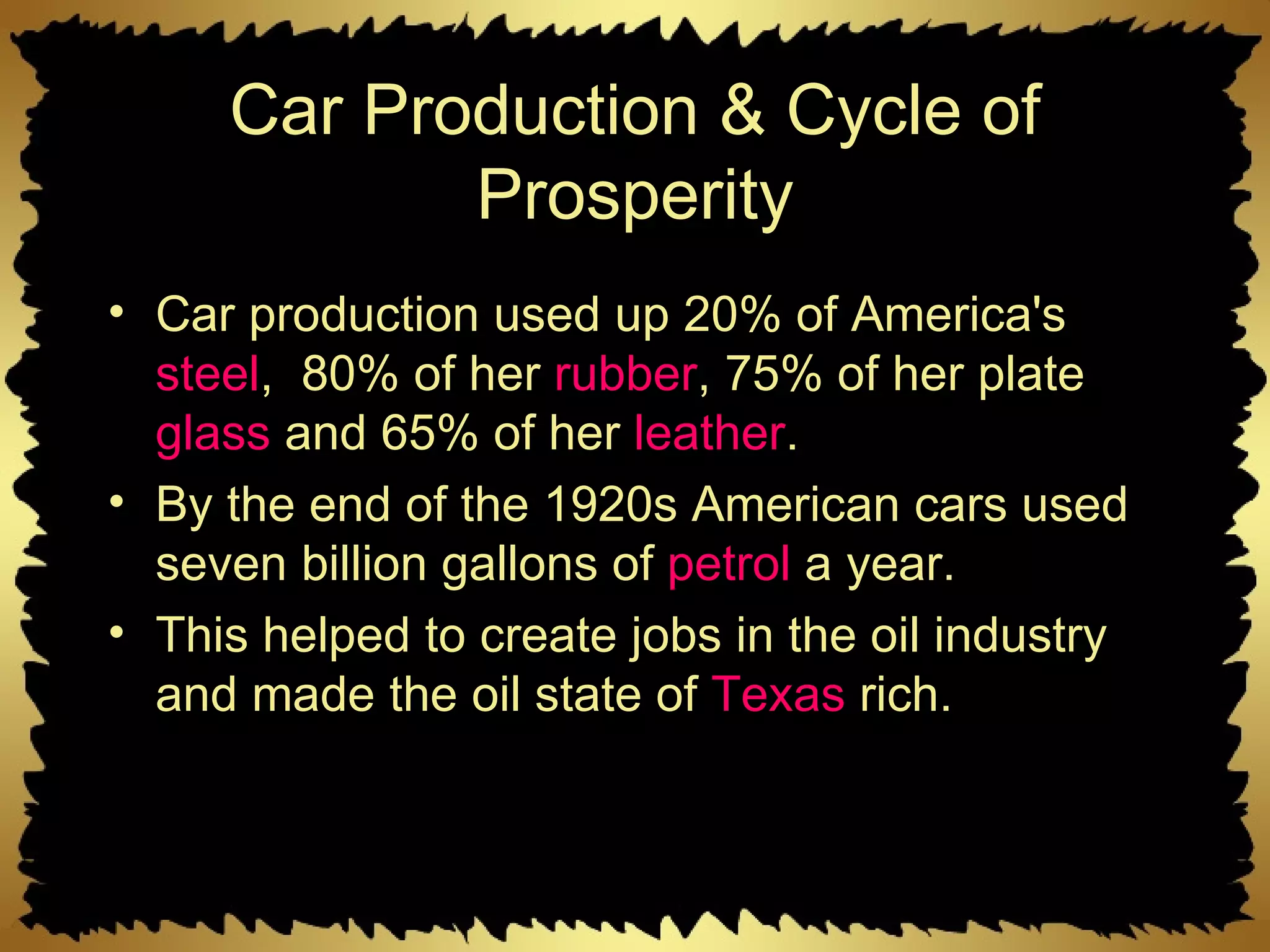 Henry Ford And Cycle Of Prosperity | PPT