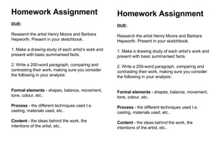 Henry Moore The Body | PPT