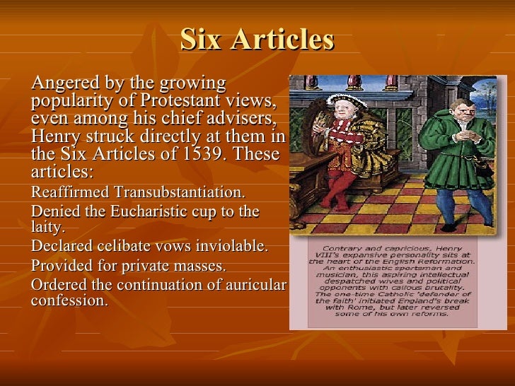 Henry Viii And The Reformation In England