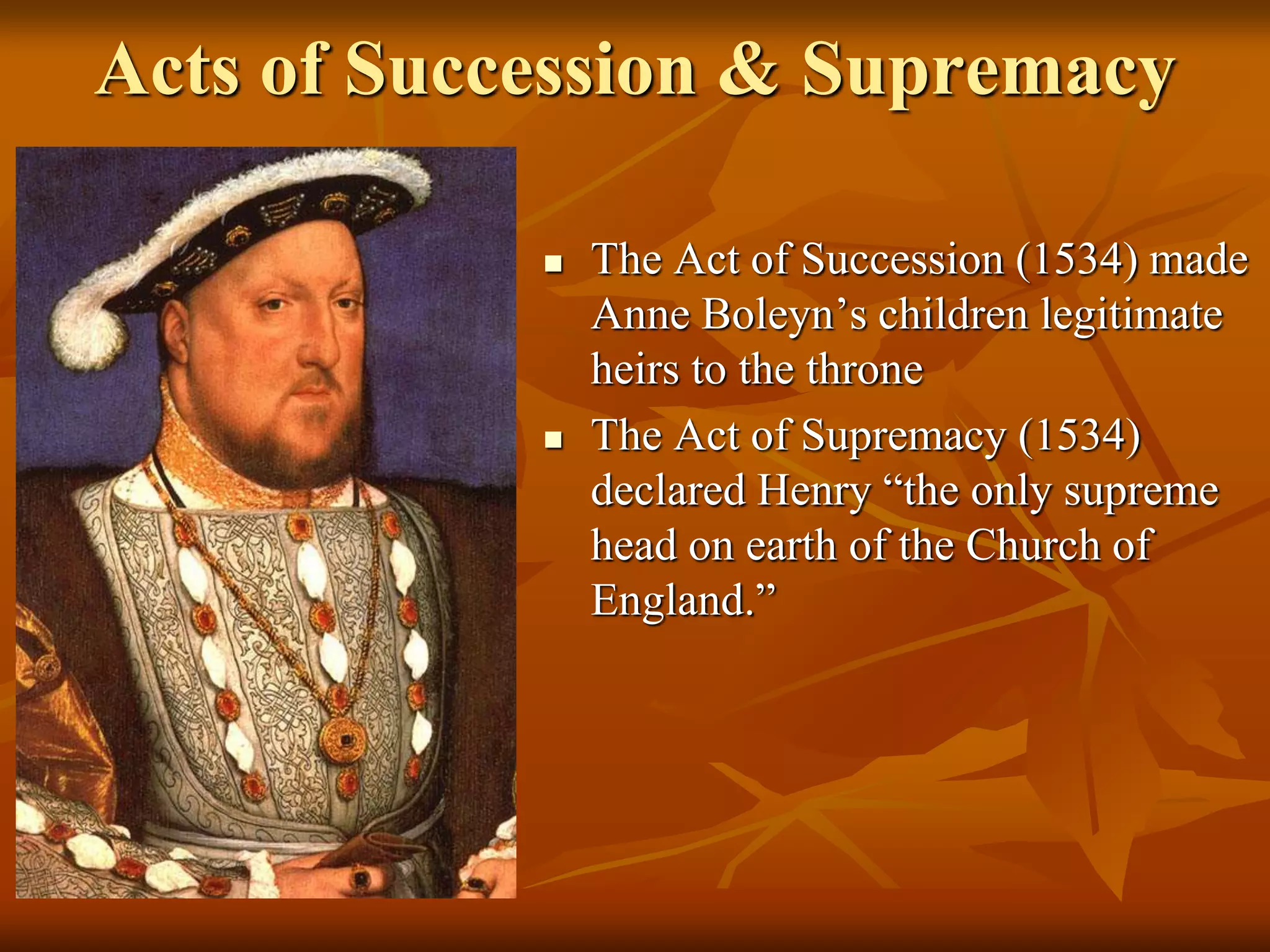 Henry VIII and the Reformation | PPT