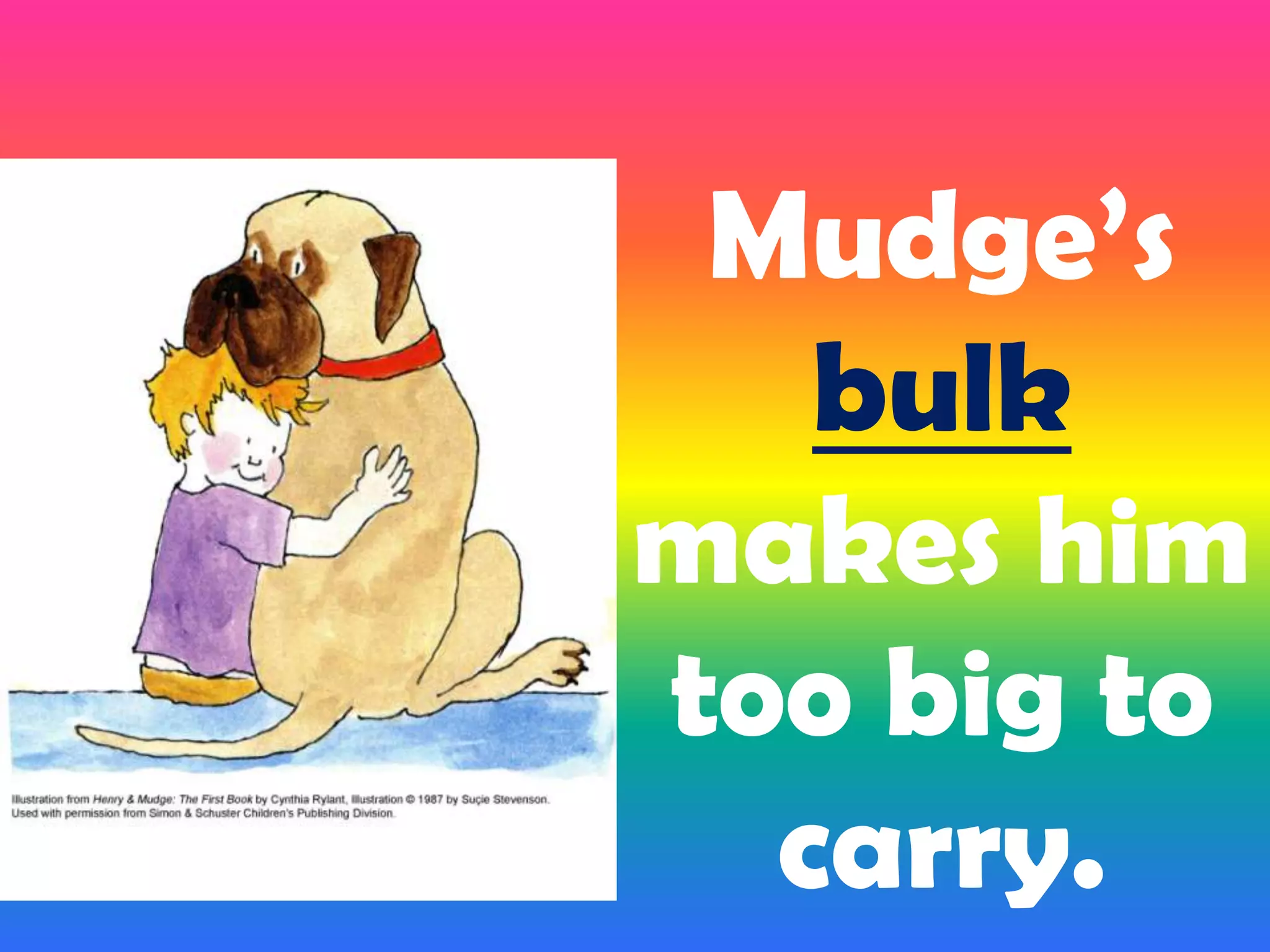Henry and mudge vocabulary | PPT