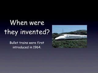 Henry Bullet Train Keynote | KEY | Rail Travel | Travel Type