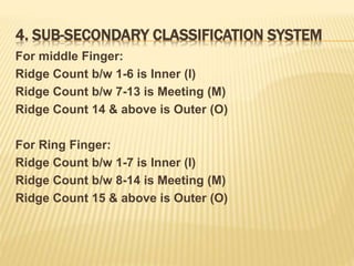 Henry Classification.pptx Seven Division of Henry Formula | PPTX
