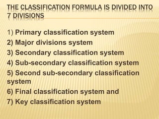 Henry Classification.pptx Seven Division of Henry Formula | PPTX