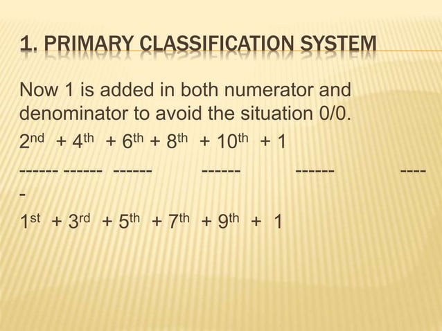 Henry Classification.pptx Seven Division of Henry Formula | PPTX