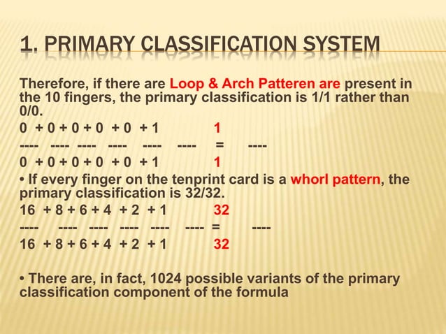 Henry Classification.pptx Seven Division of Henry Formula | PPTX