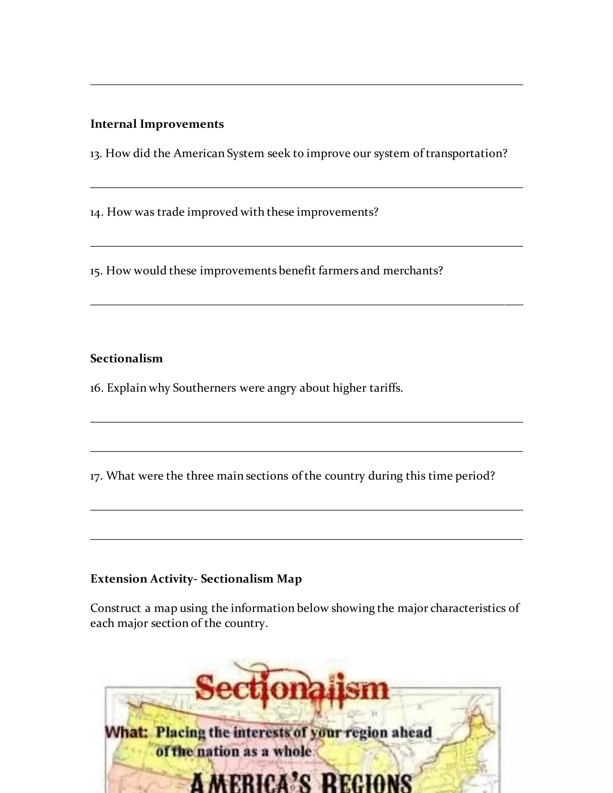 Henry clay’s american system notes | DOCX