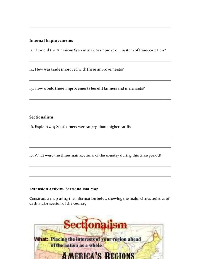 Henry clay’s american system notes | PDF