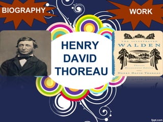 Henry david thoreau | PPT