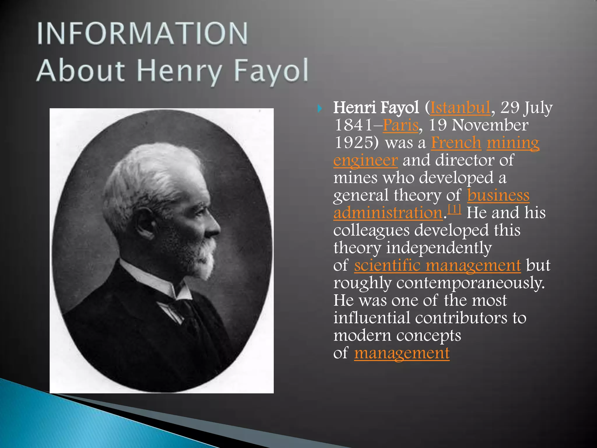 Henry fayol | PPTX