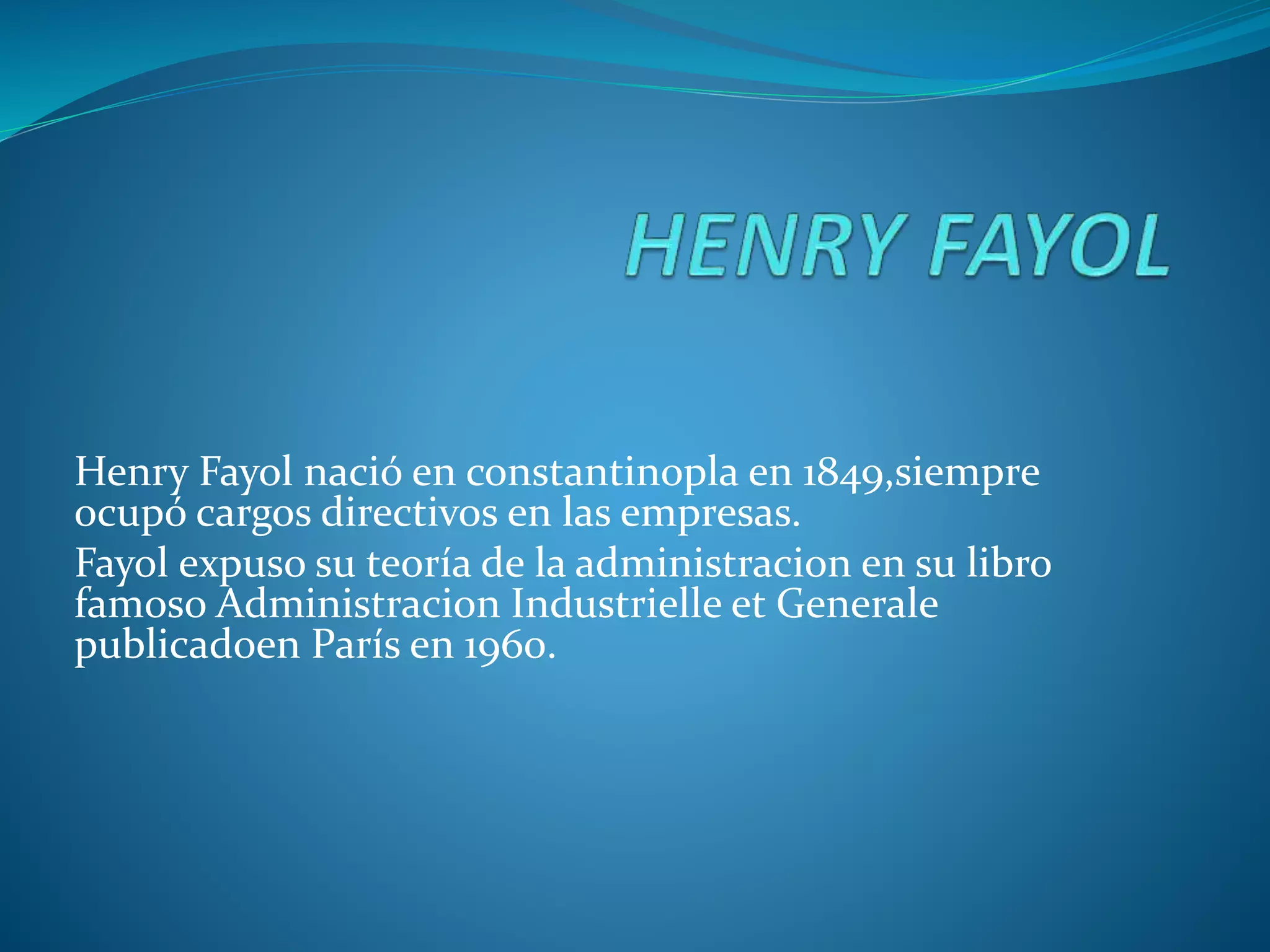 Henry Fayol | PPT