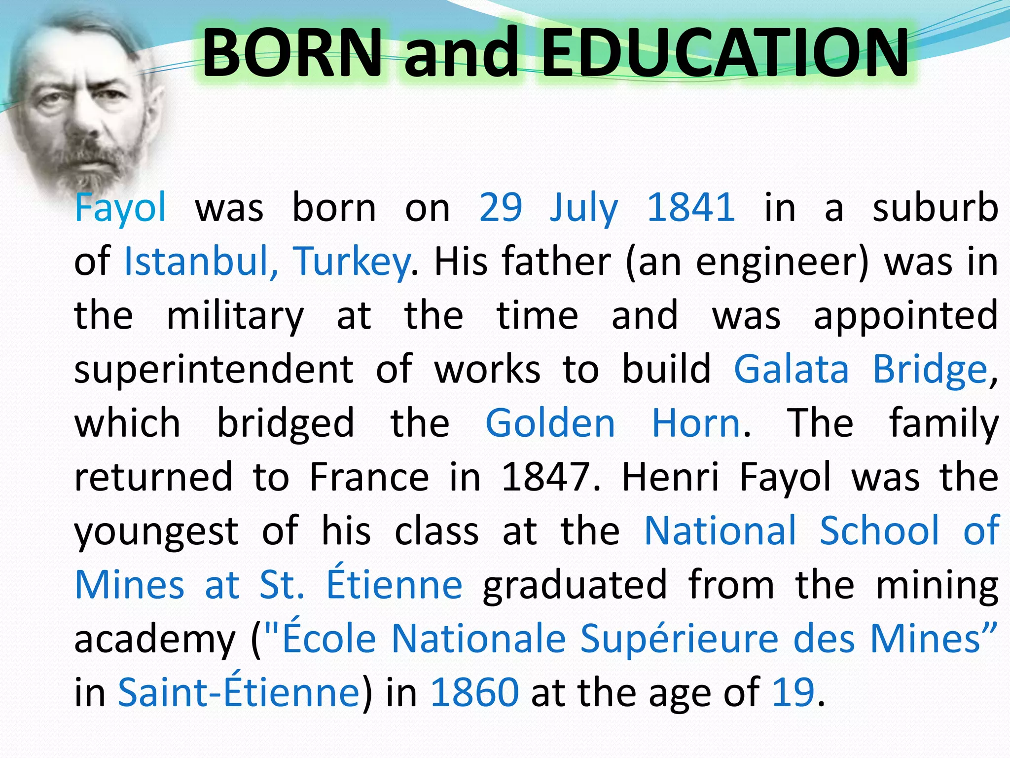 Henry Fayol (1841-1925) | PPTX