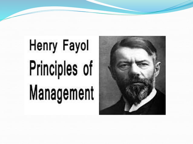 Henry Fayol (1841-1925) | PPTX