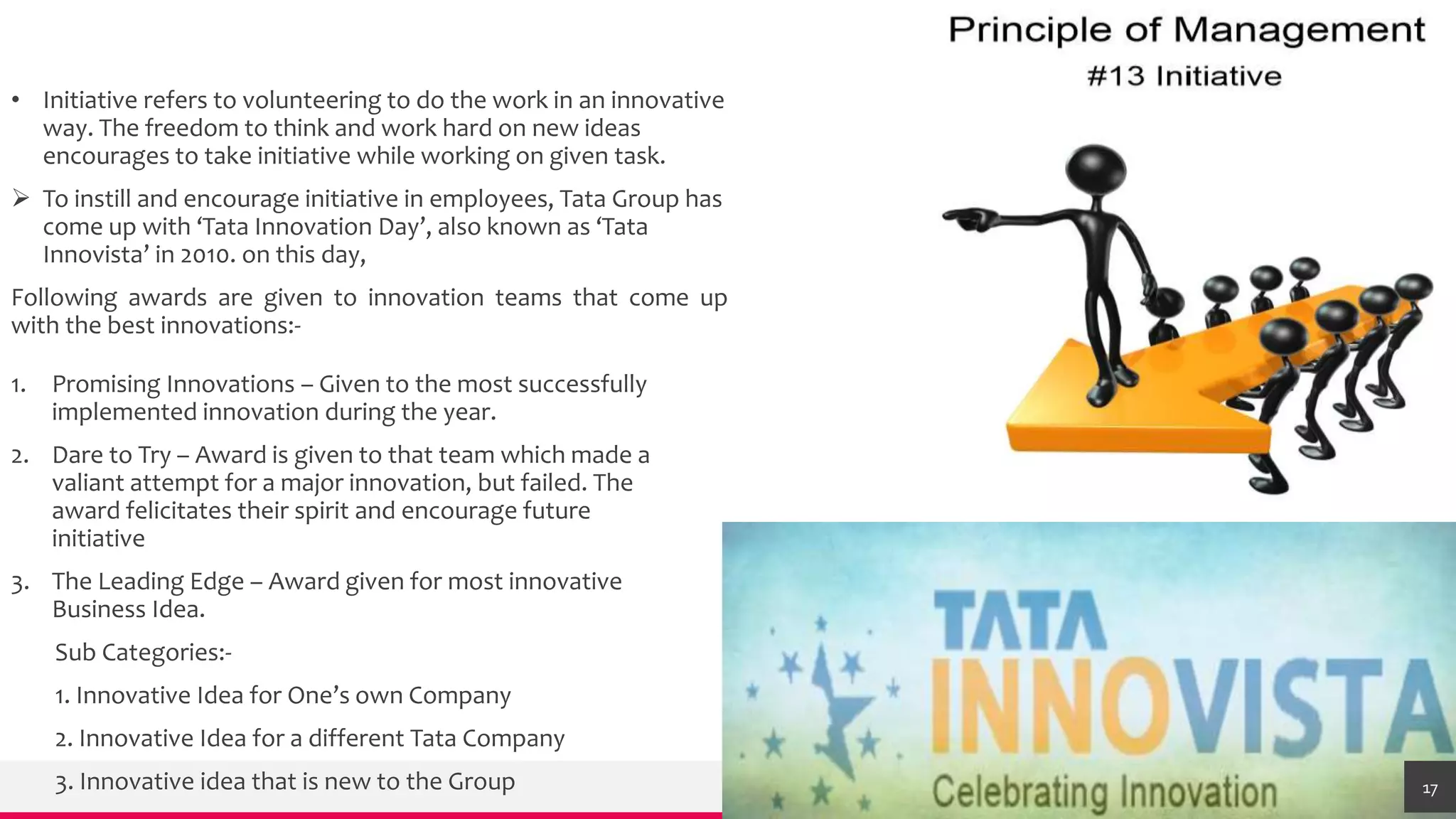 14 Principles of Management by Henry Fayol applied to Tata Group with ...