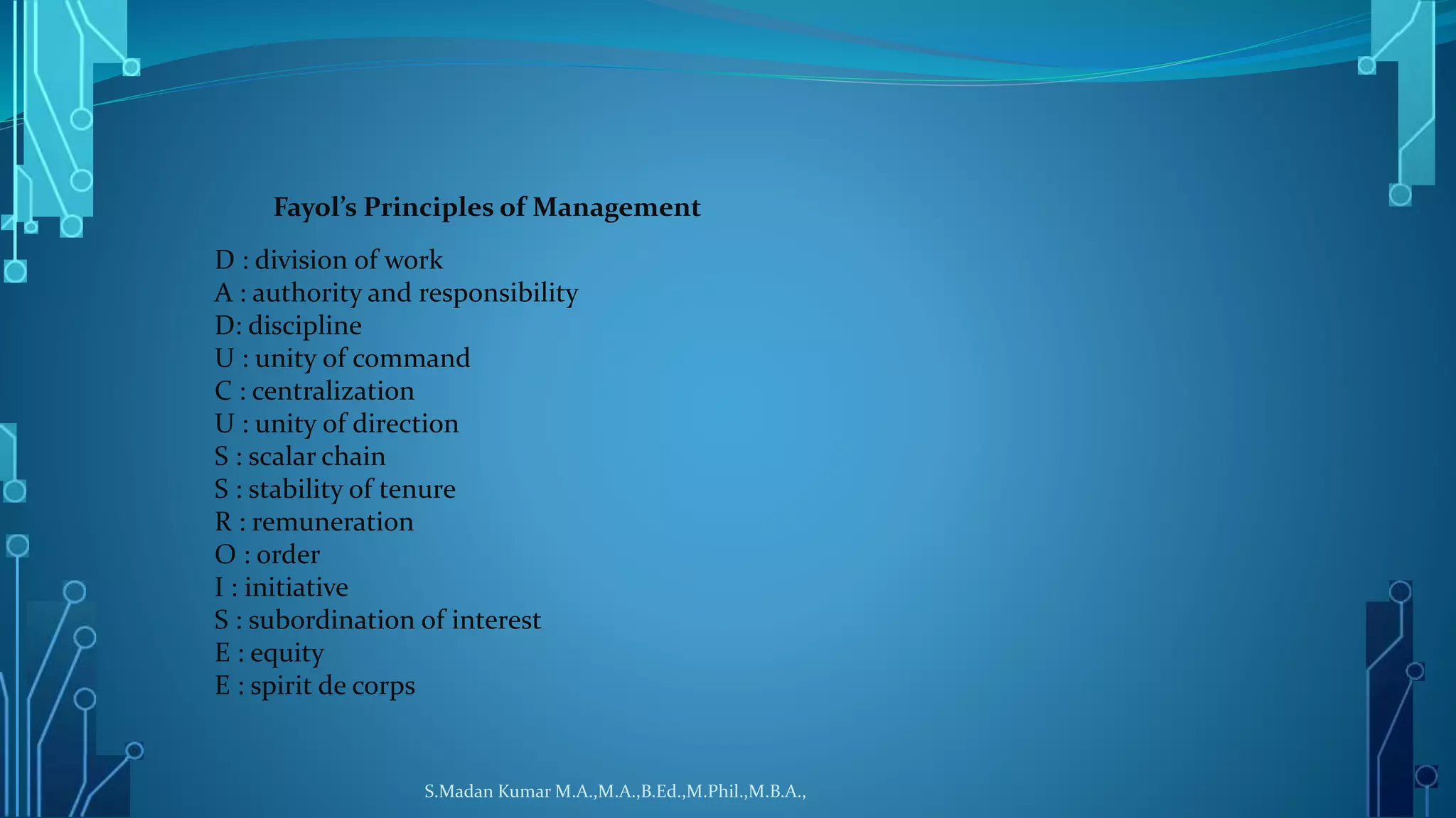 Henry fayols principle of management | PPTX