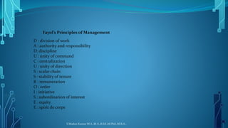 Henry fayols principle of management | PPTX