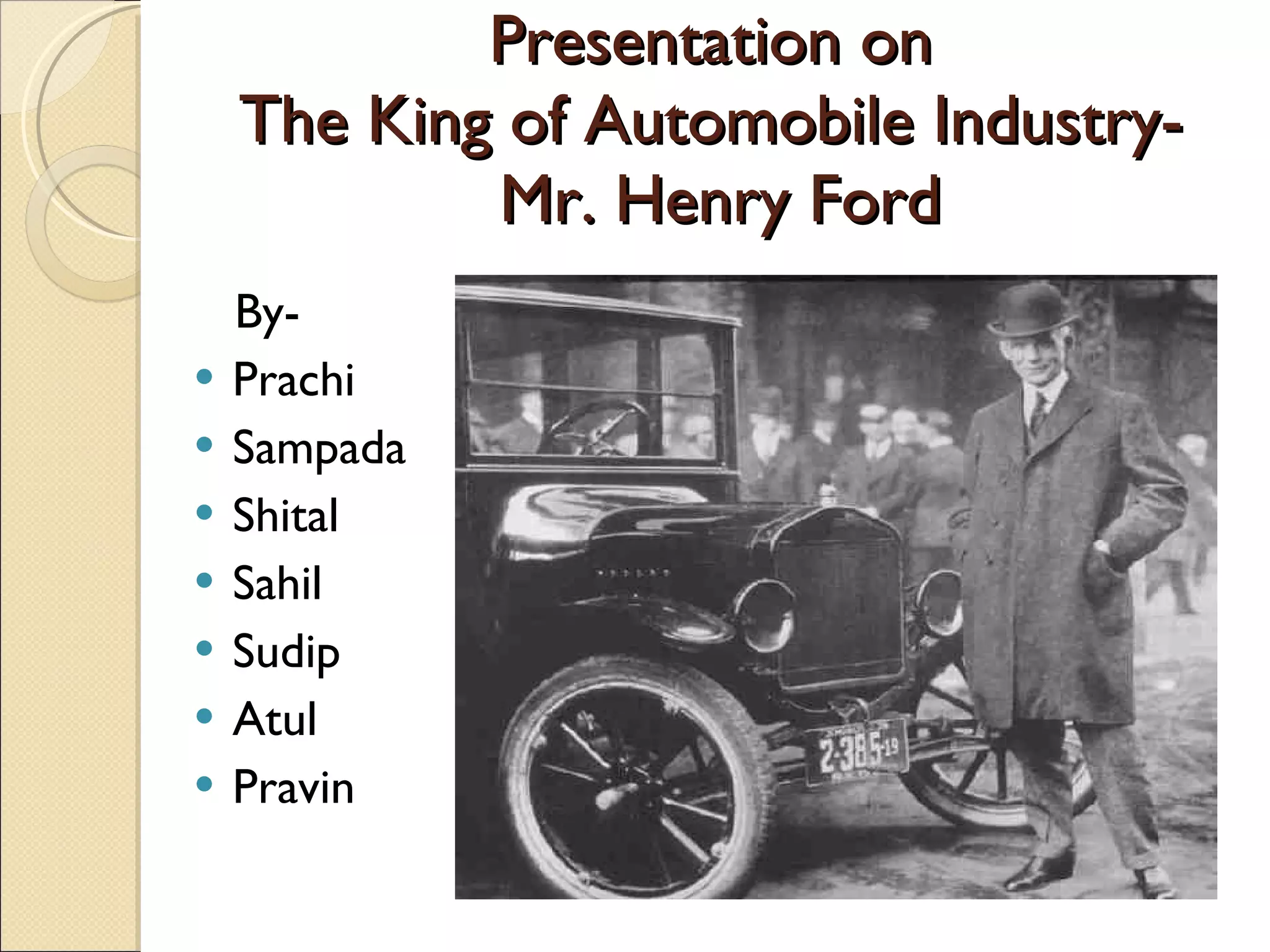 Henry ford | PPT