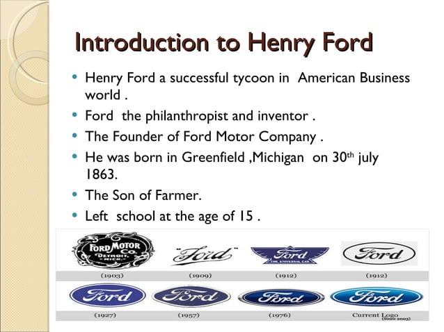 Henry ford | PPT