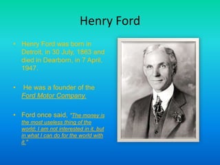 Henry ford | PPTX