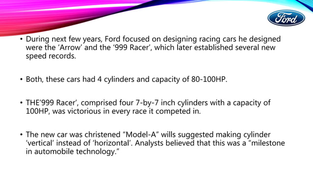 Presentation on Henry ford | PPTX | Automotive Industry | Industries