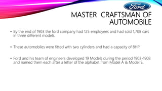 Presentation on Henry ford | PPTX