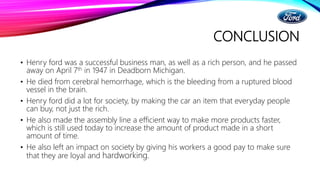 Presentation on Henry ford | PPTX