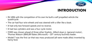 Presentation on Henry ford | PPTX