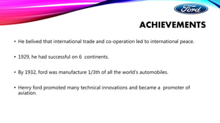 Presentation on Henry ford | PPTX