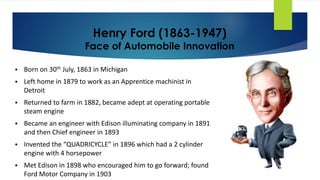 Henry Ford and Innovation | PPTX