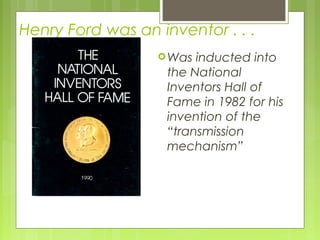 Henry ford ppt | PPT