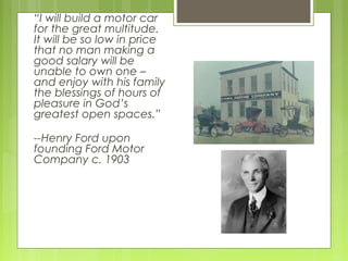 Henry ford ppt | PPT