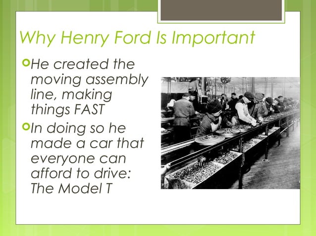 Henry ford ppt | PPT