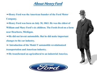 Henry Ford | PPTX