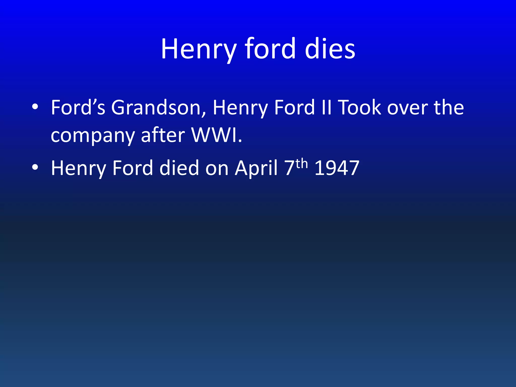 Henry ford presentation | PPTX