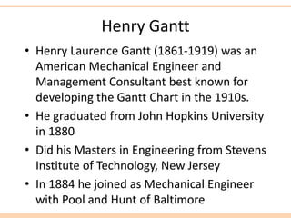 Henry Gantt