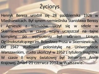 Henryk Bereza | PDF