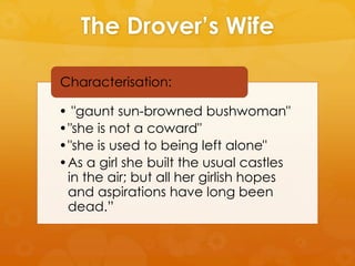 Henry Lawson: The Drovers Wife | PPTX