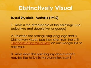 Henry Lawson: The Drovers Wife | PPTX