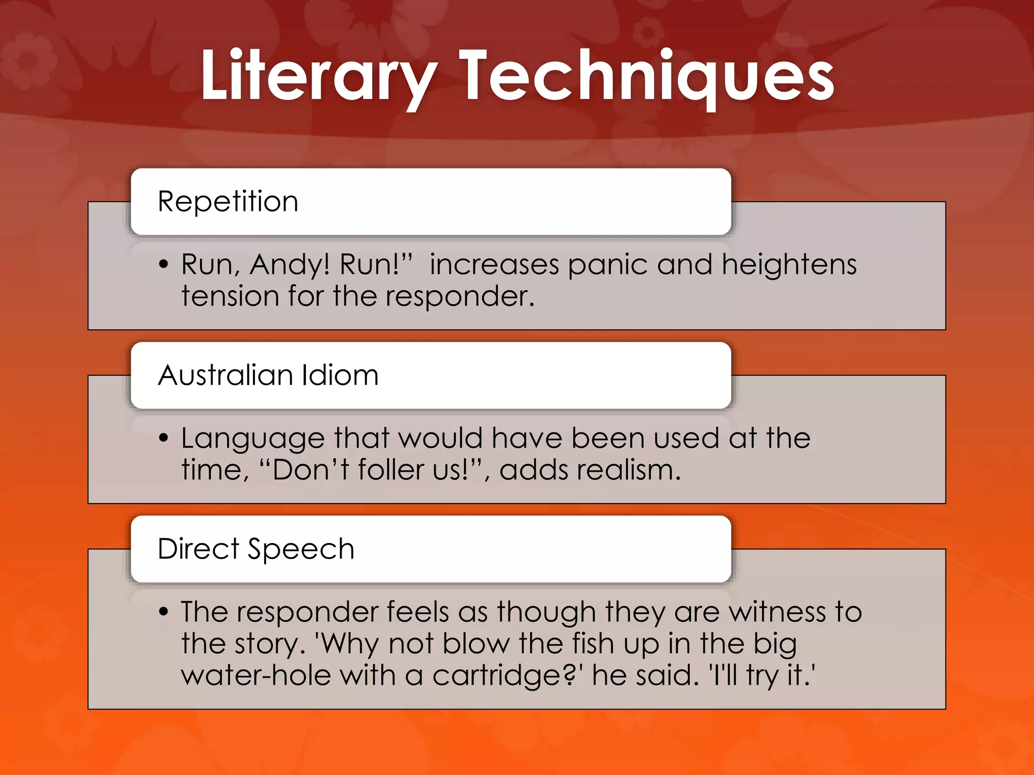 Henry Lawson The Loaded Dog | PPTX