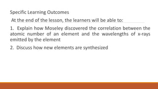 Henry moseley atomic number | PPT | Free Download